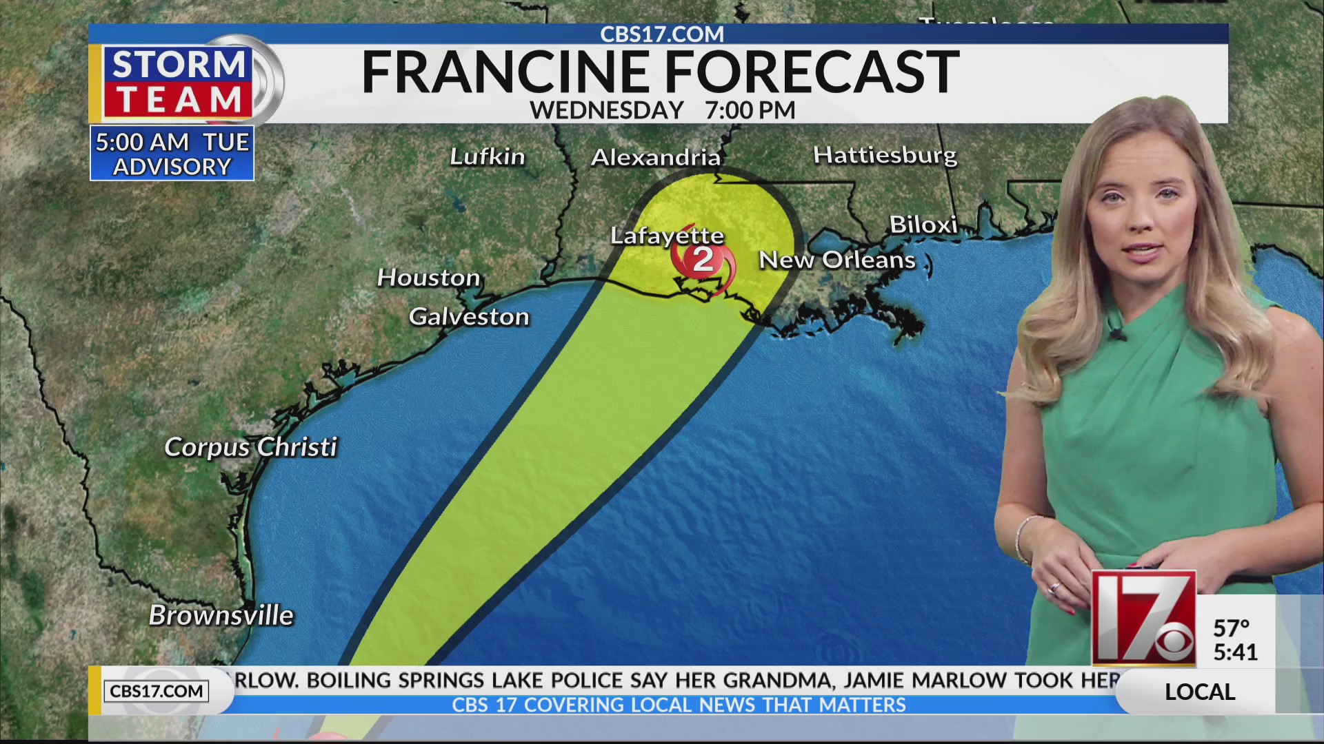 Francine latest – CBS17.com