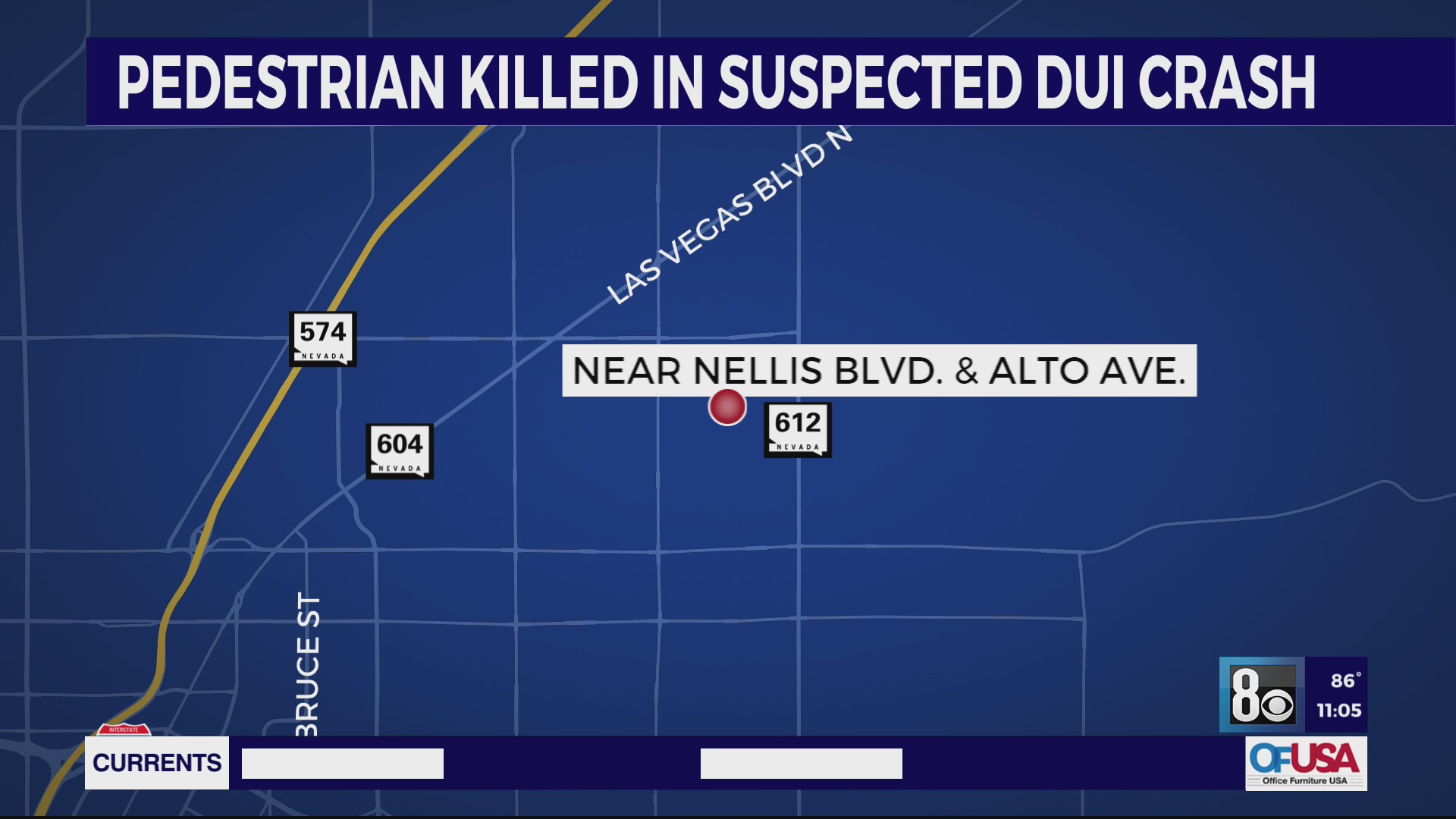 Man dead after suspected DUI, hit-and-run crash in northeast Las Vegas ...