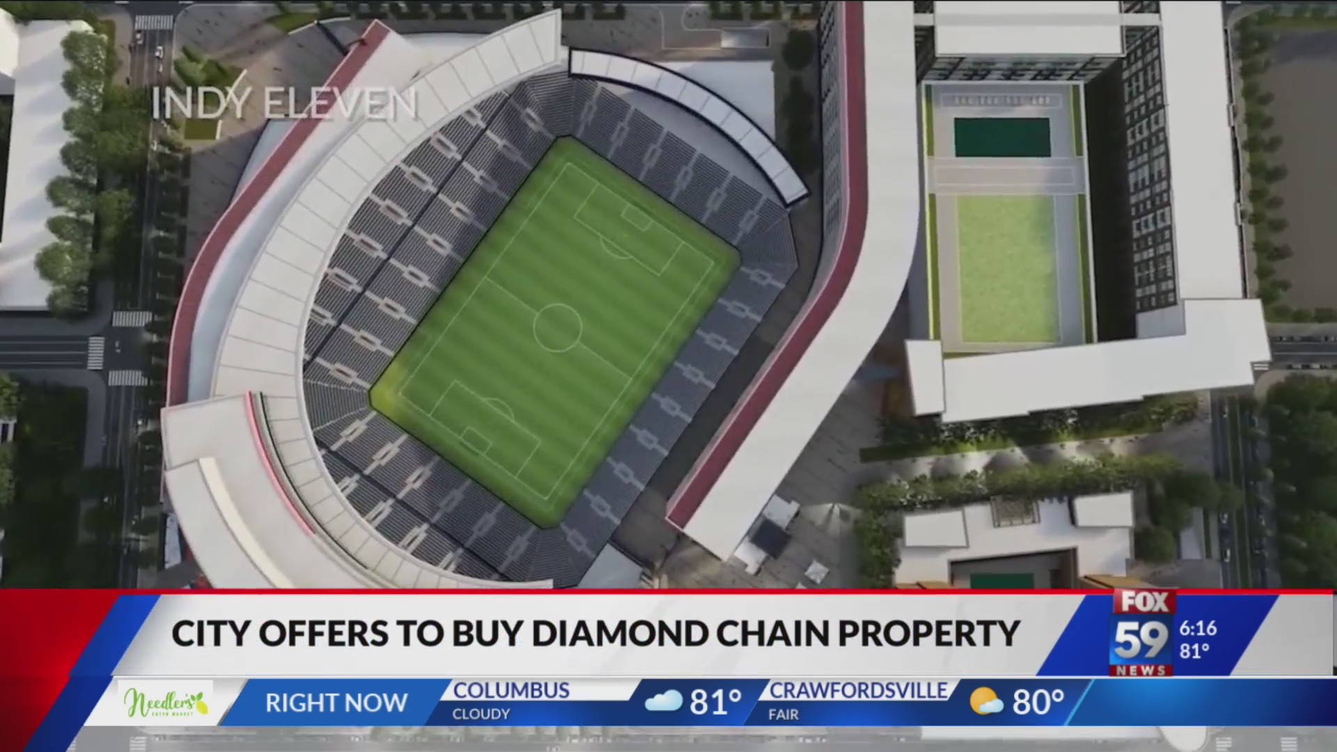City of Indianapolis offers to buy Diamond Chain soccer stadium site ...