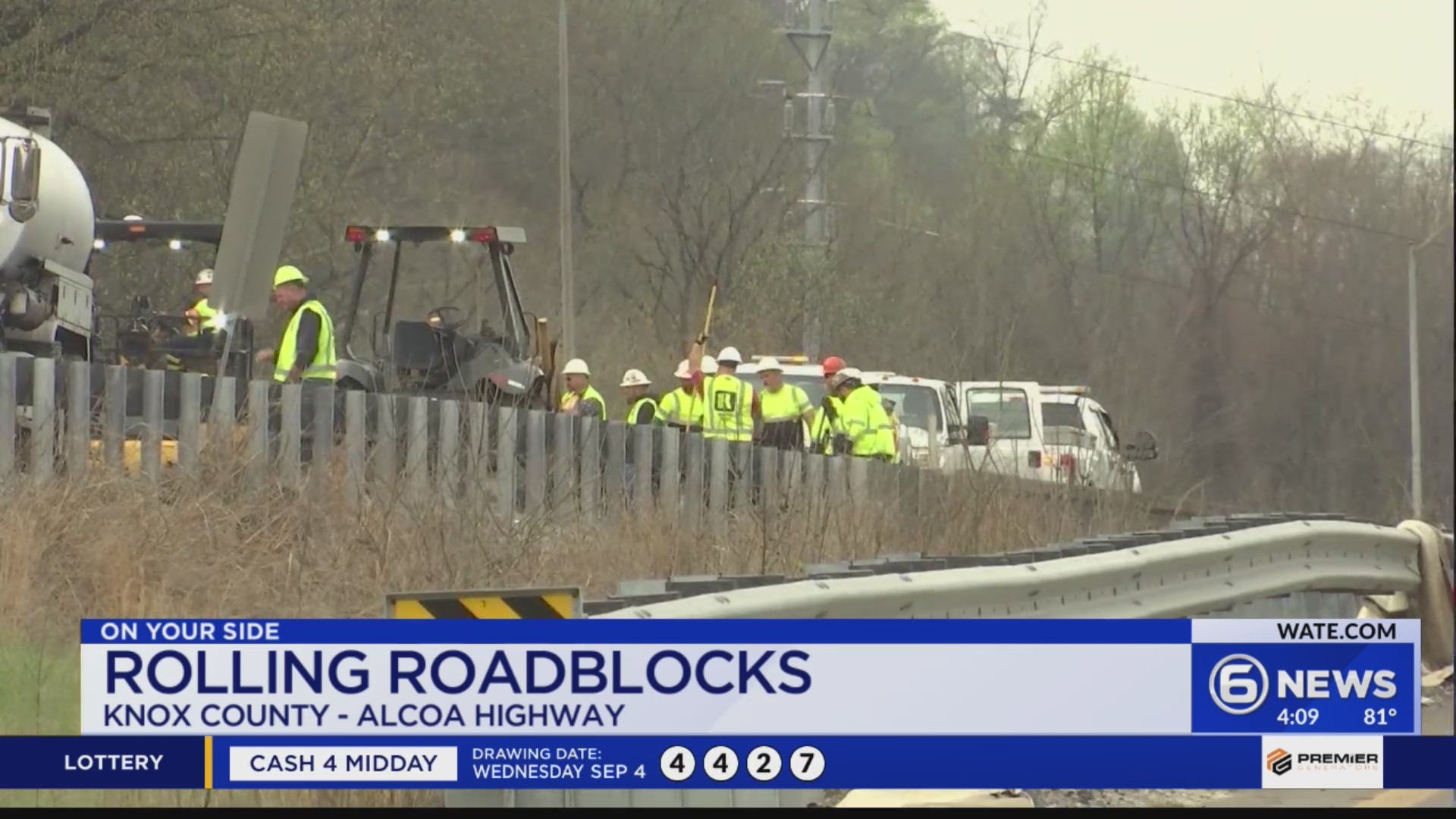 Rolling roadblocks to impact drivers on Alcoa Highway – WATE 6 On Your Side