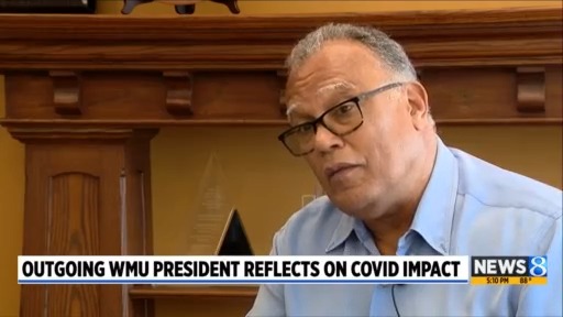 Outgoing WMU president reflects on COVID impact – WOODTV.com