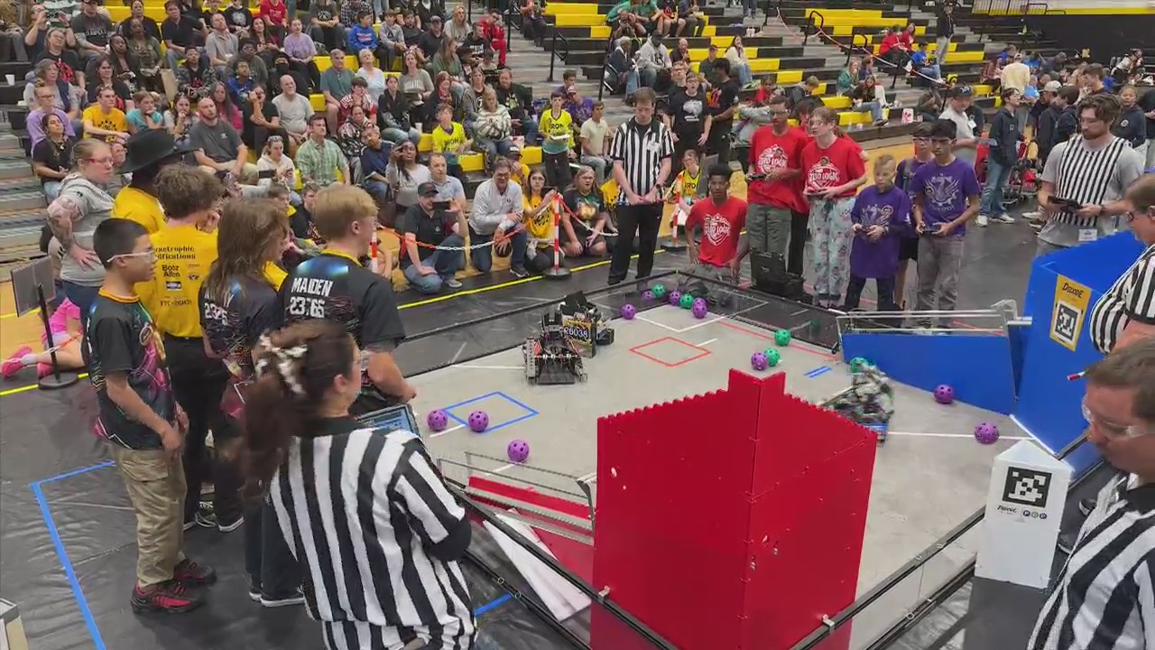 Students compete in FIRST Tech Challenge robotics competition at ...