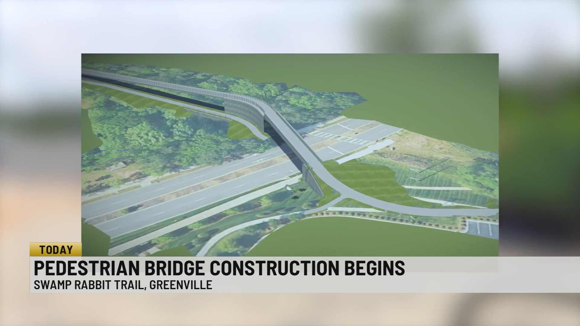 Verdae Pedestrian Bridge construction begins in Greenville – WSPA 7NEWS
