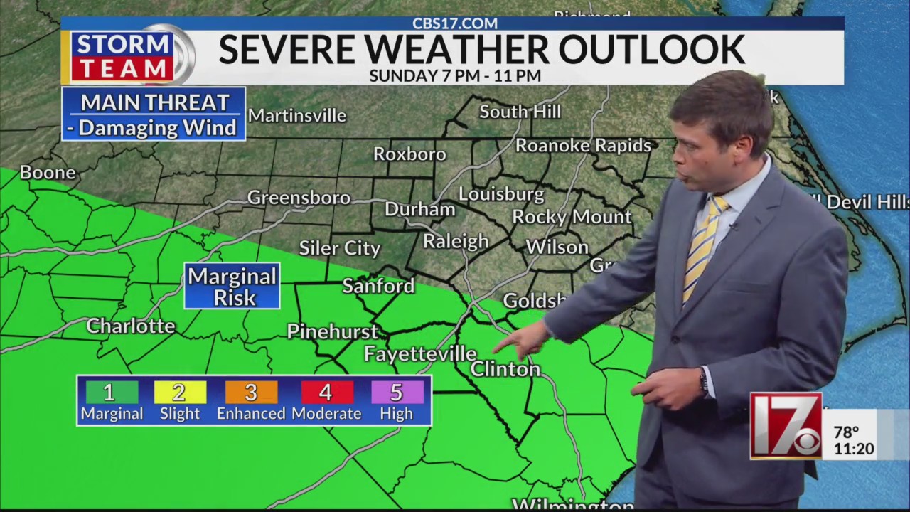 Lance Blocker’s Sunday central NC weather forecast – CBS17.com