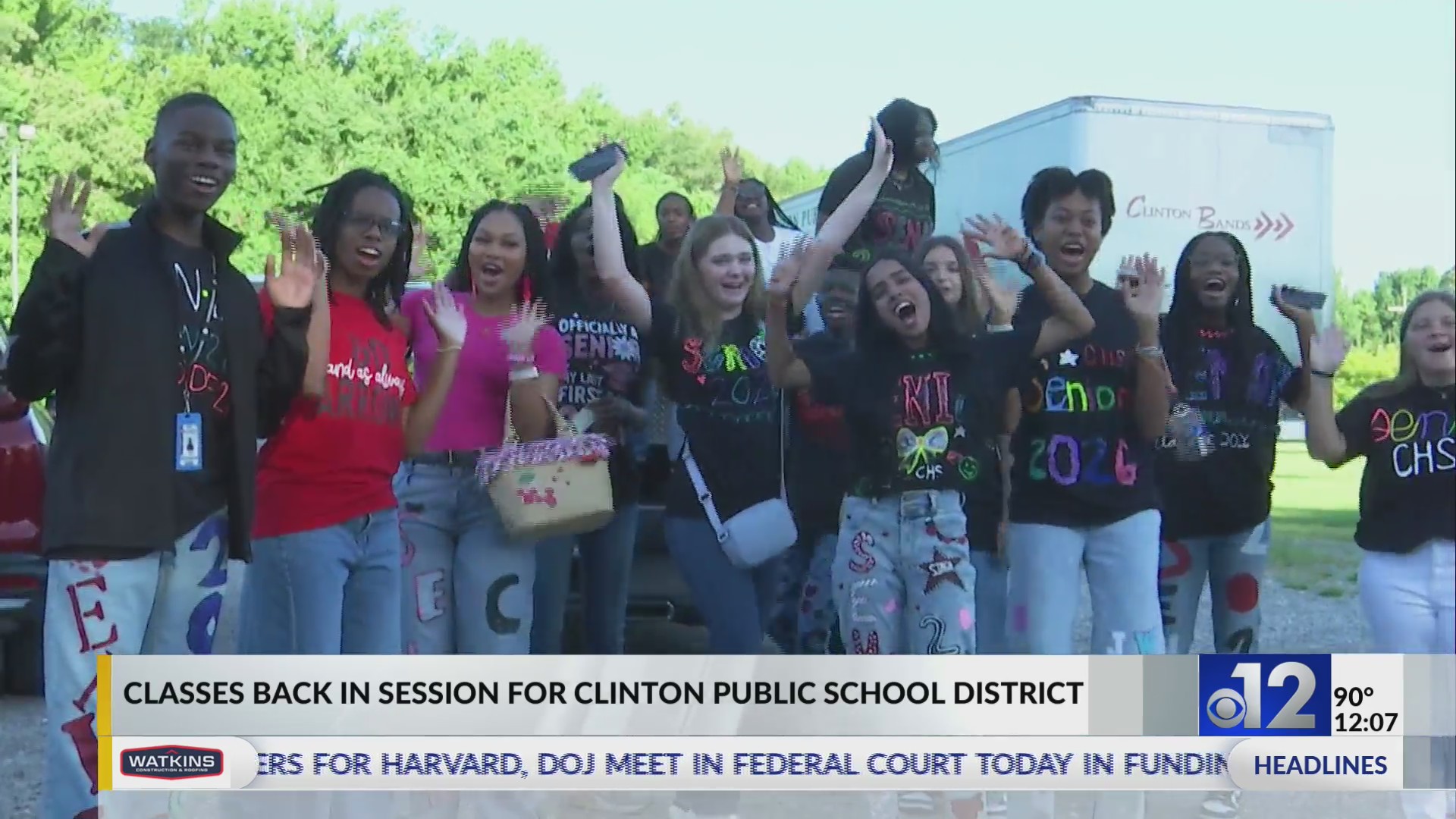 Clinton students return to class for 2025-26 school year – WJTV