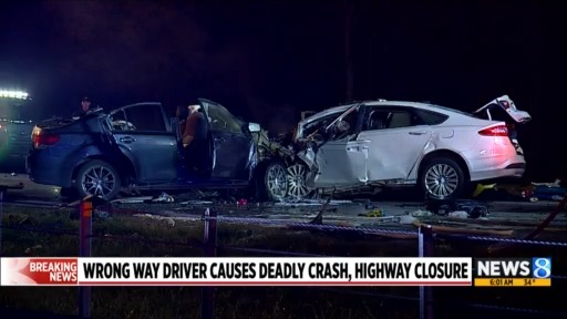 Wrong way driver causes deadly crash, highway closure – WOODTV.com