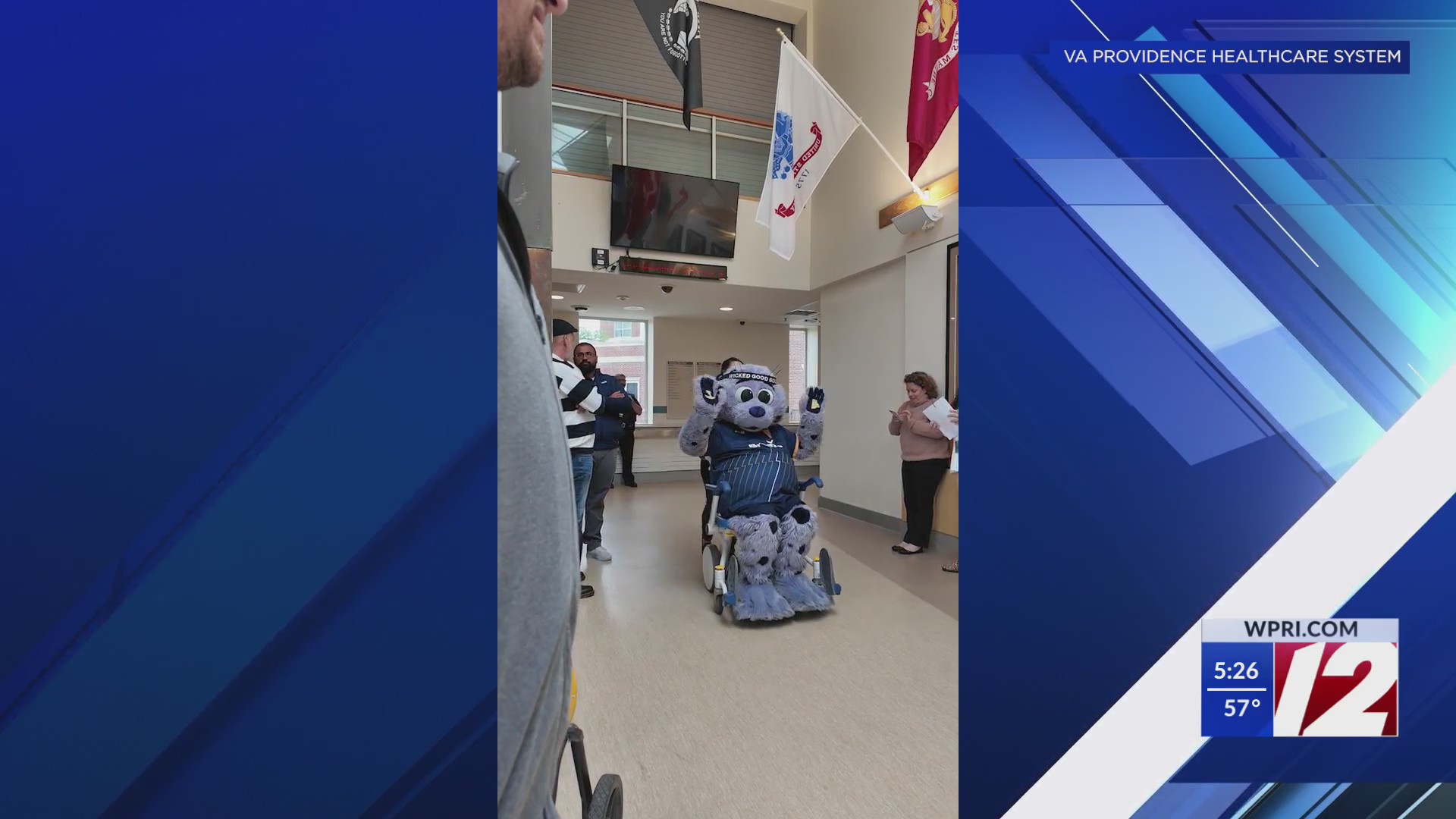 RIFC and mascot Chip visit Providence VA – WPRI.com