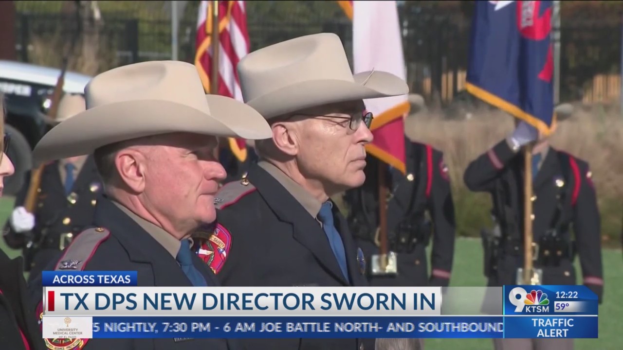 New Texas DPS Director Freeman Martin officially sworn in – KTSM 9 News