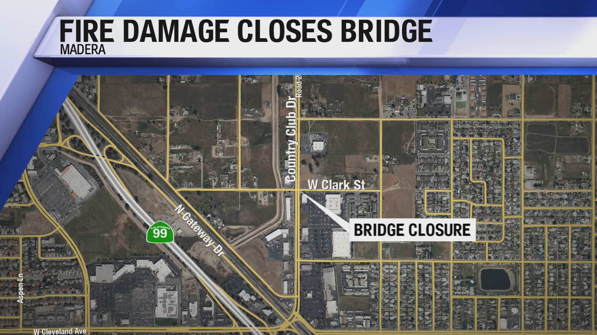 Bridge in Madera closes after fire damage – CBS47 and KSEE24 | News ...