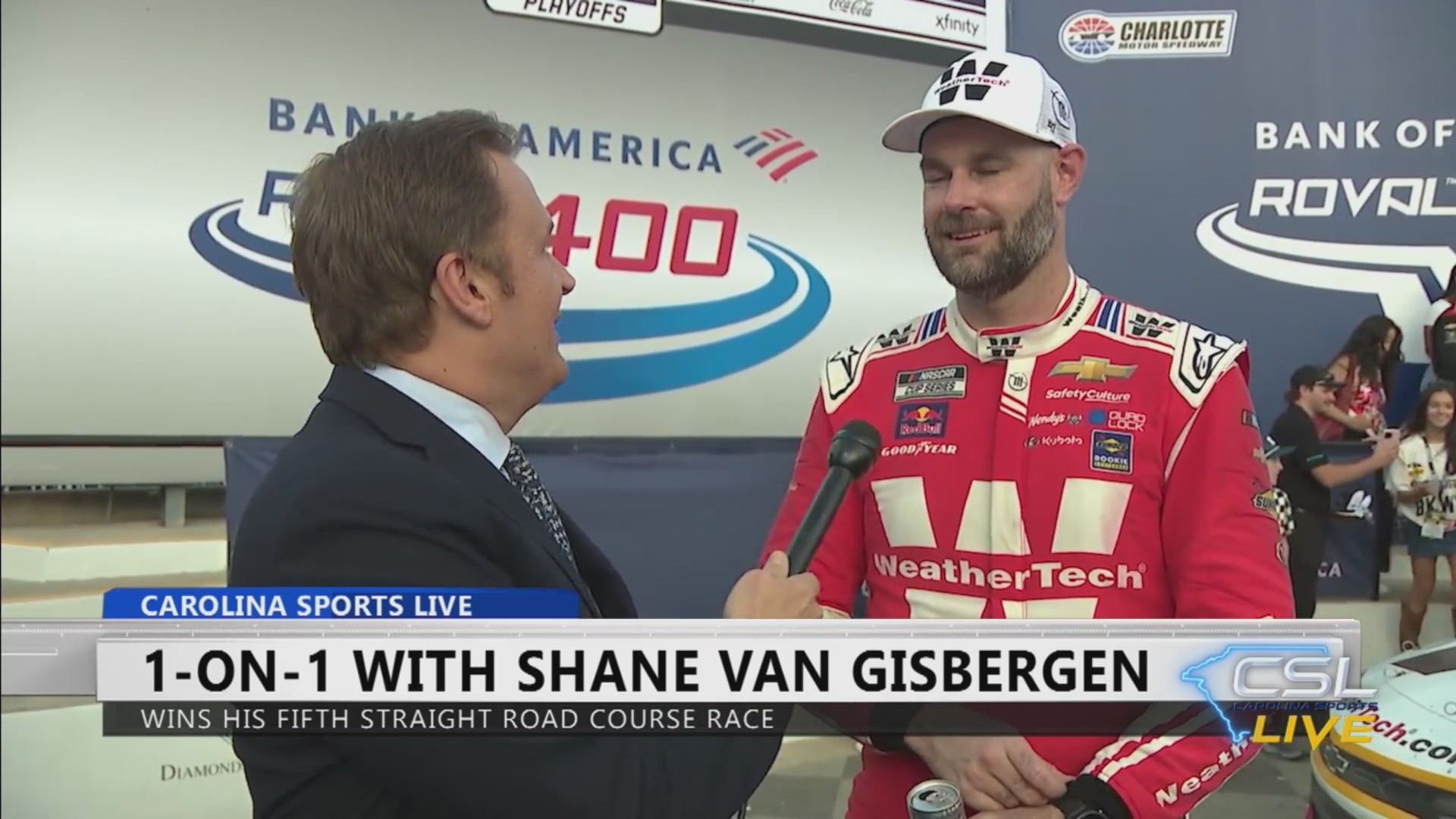 1-on-1 with Shane van Gisbergen after winning fifth straight road ...
