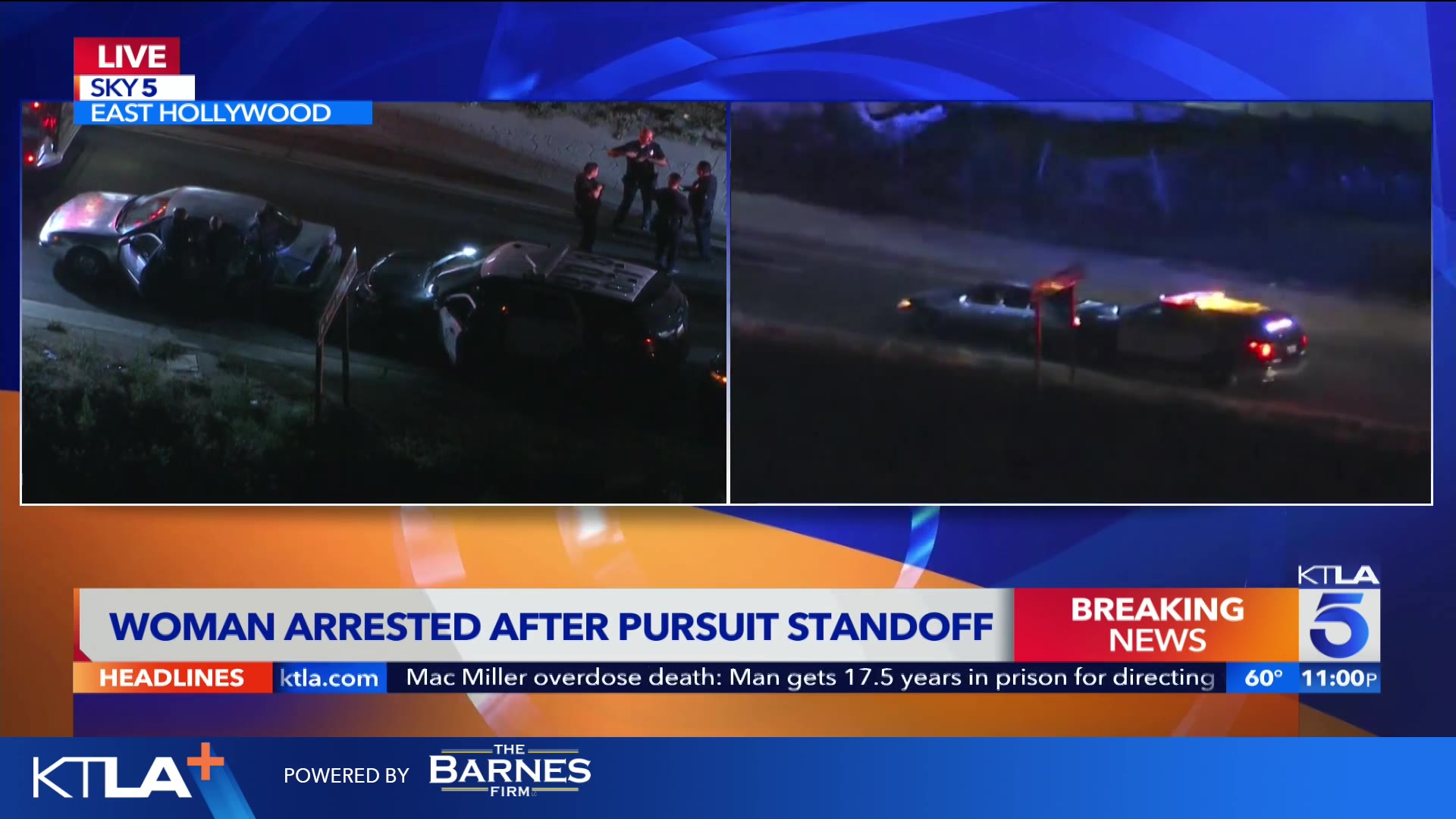 Video captures driver reverse into police car during Los Angeles ...