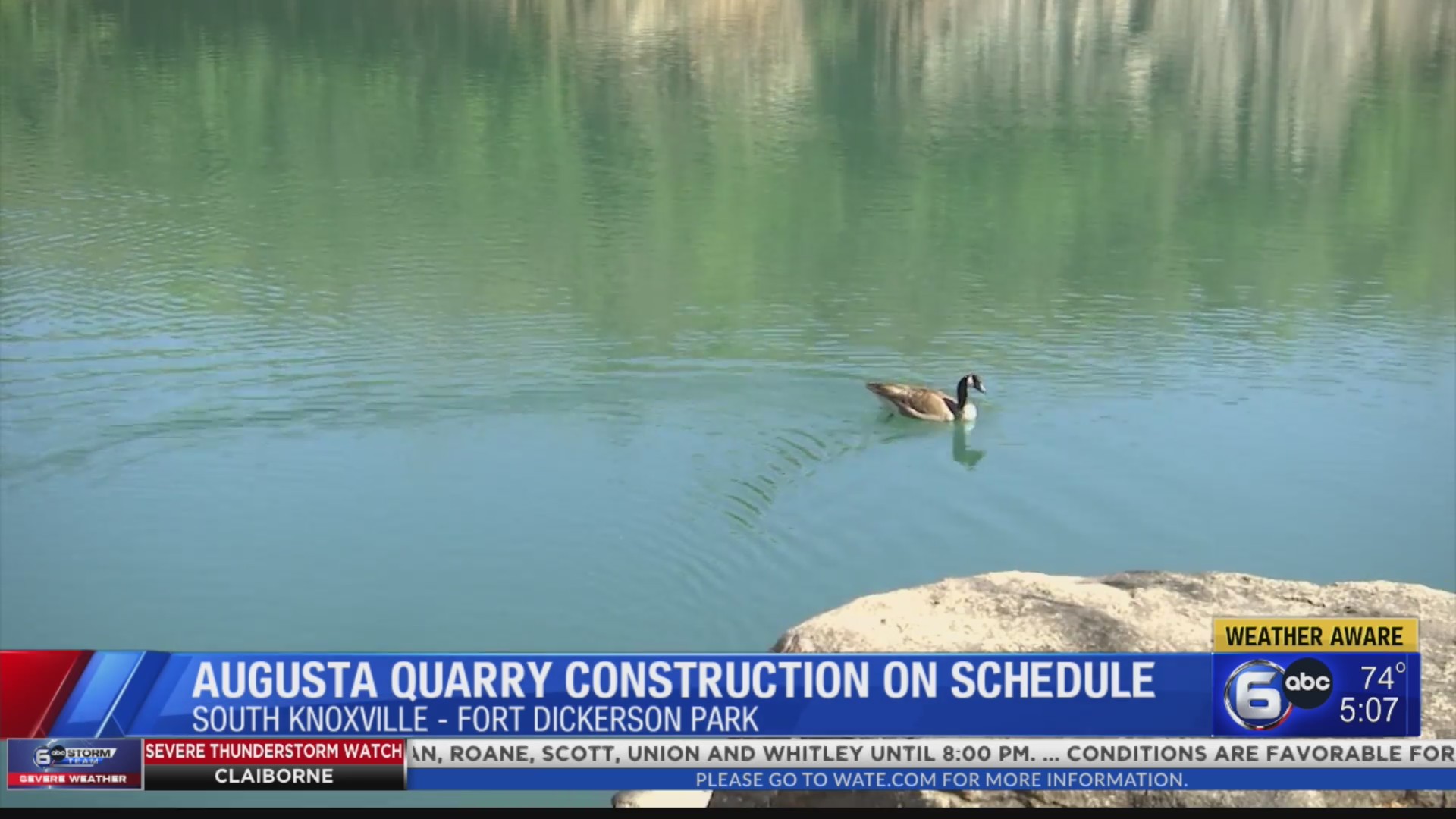 Augusta Quarry construction on schedule – WATE 6 On Your Side