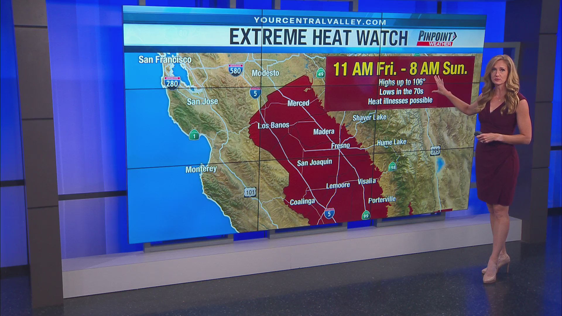Forecast 8-18-2025 – CBS47 and KSEE24 | News from YourCentralValley.com