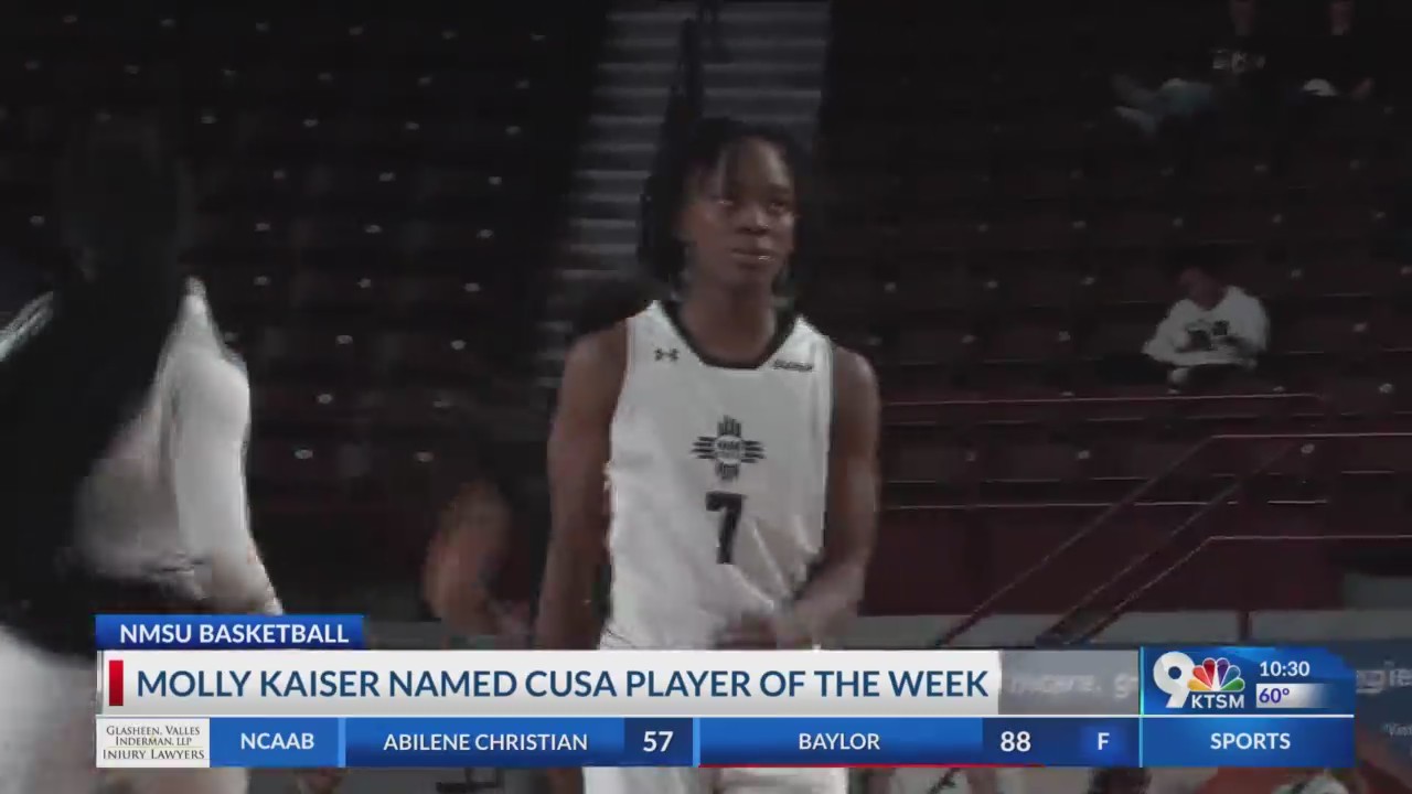 NMSU’s Molly Kaiser and Madi Gewirtz earn CUSA honors – KTSM 9 News