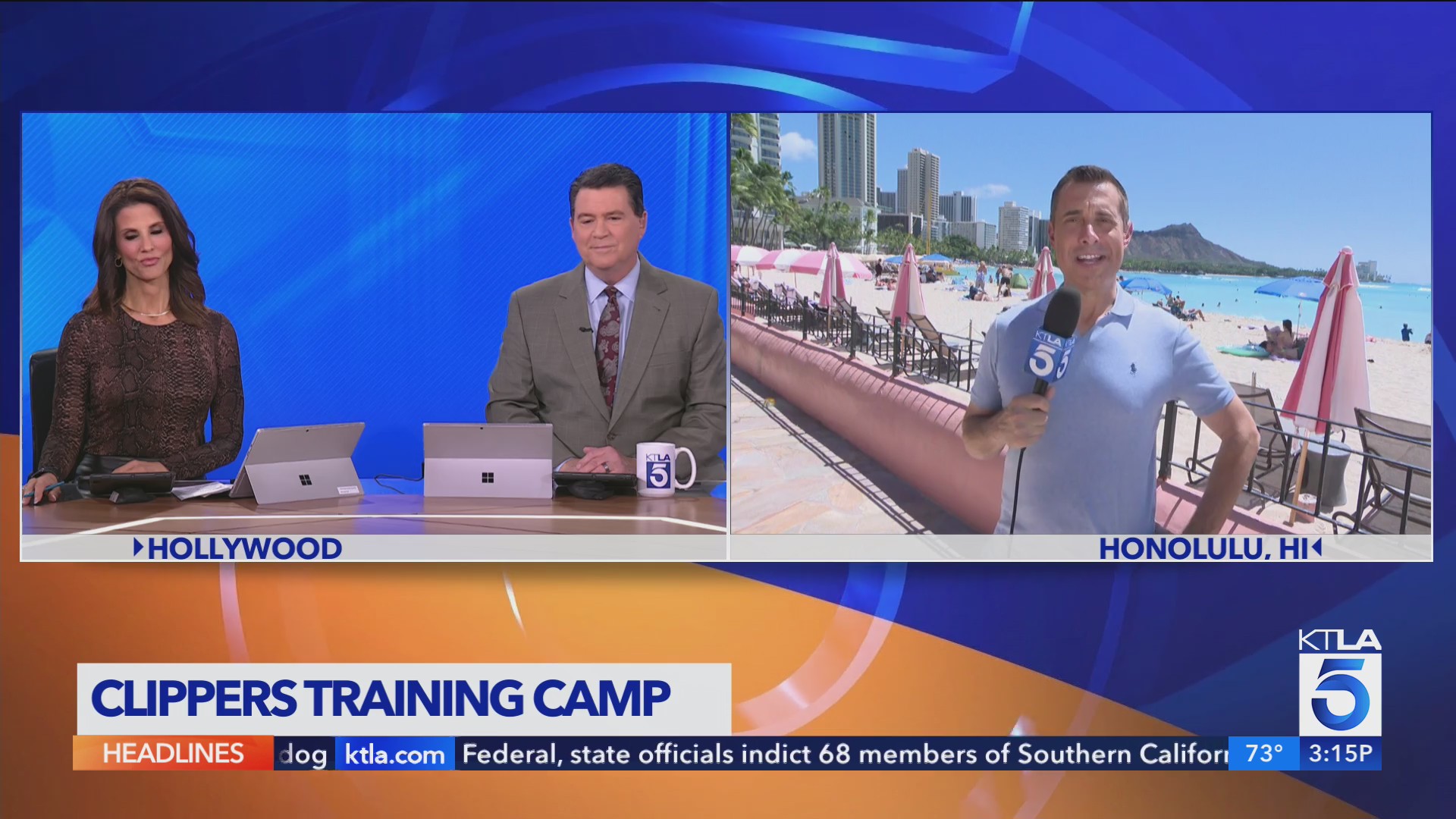 Clippers training camp underway in Hawaii – KTLA