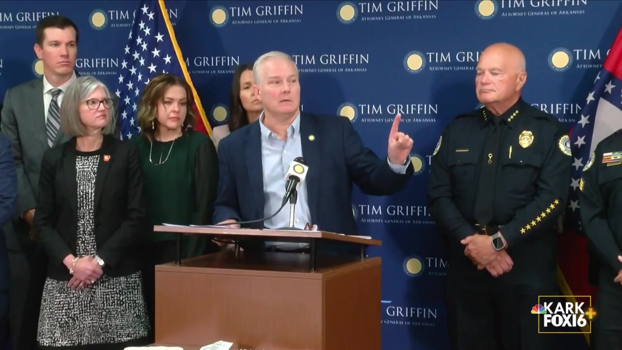 Arkansas Attorney General Tim Griffin announces organized retail crime ...