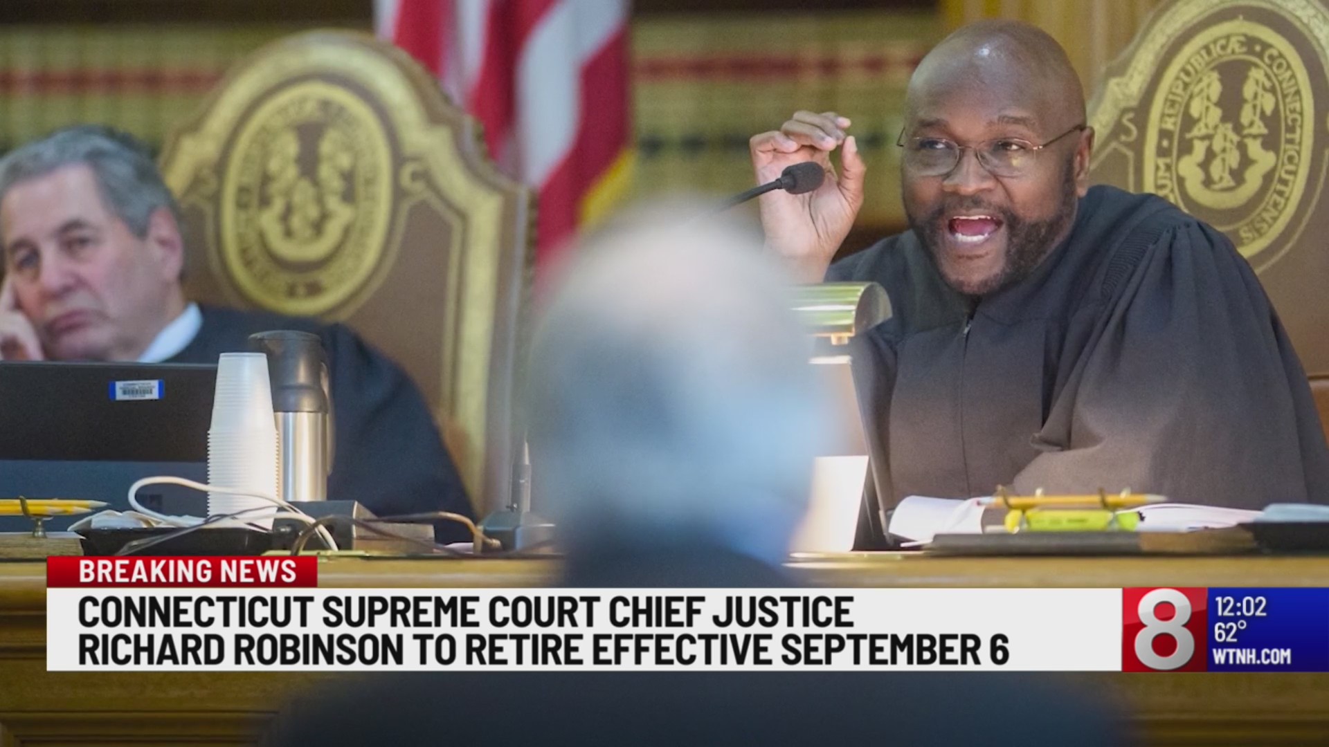 Chief justice of Connecticut Supreme Court retiring in September – WTNH.com