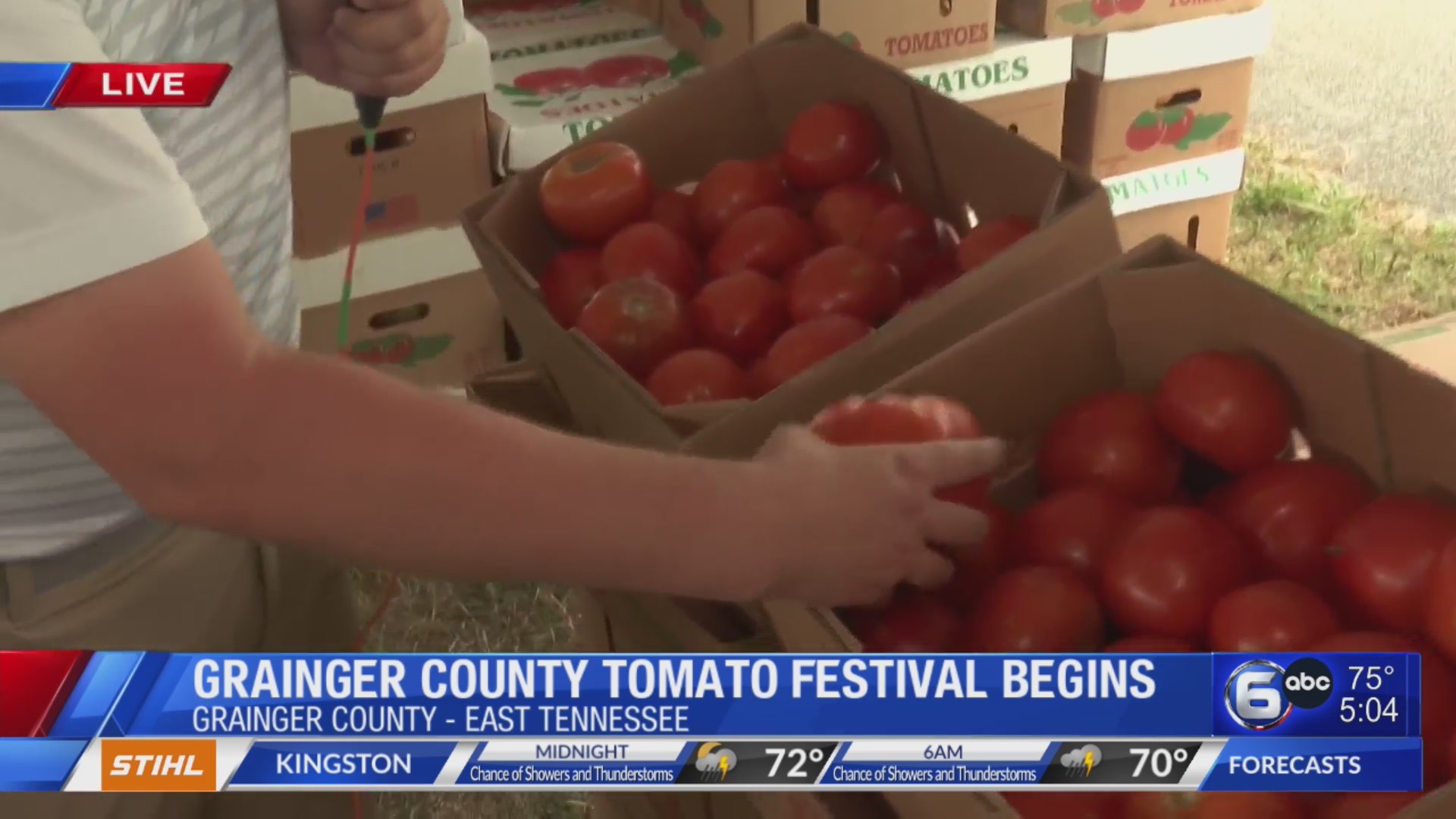 Grainger County Tomato Festival begins – WATE 6 On Your Side