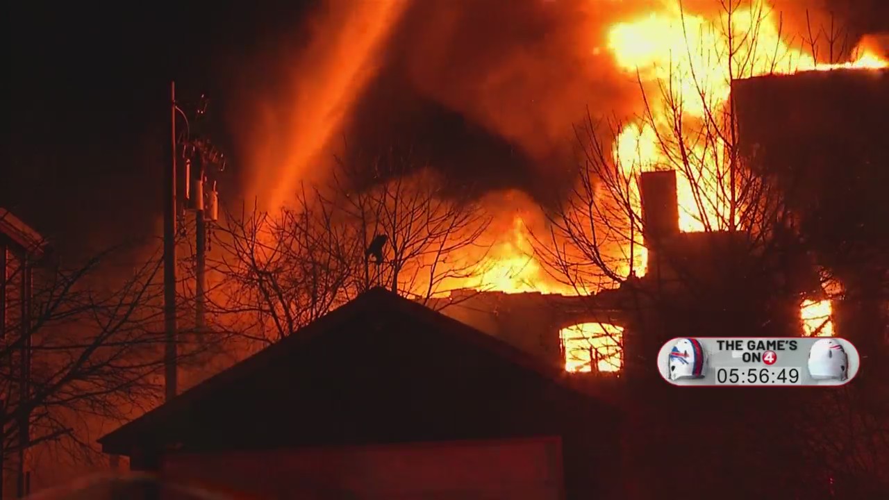 Large fire breaks out at Mulligan’s Brick Bar in Allentown – News 4 Buffalo