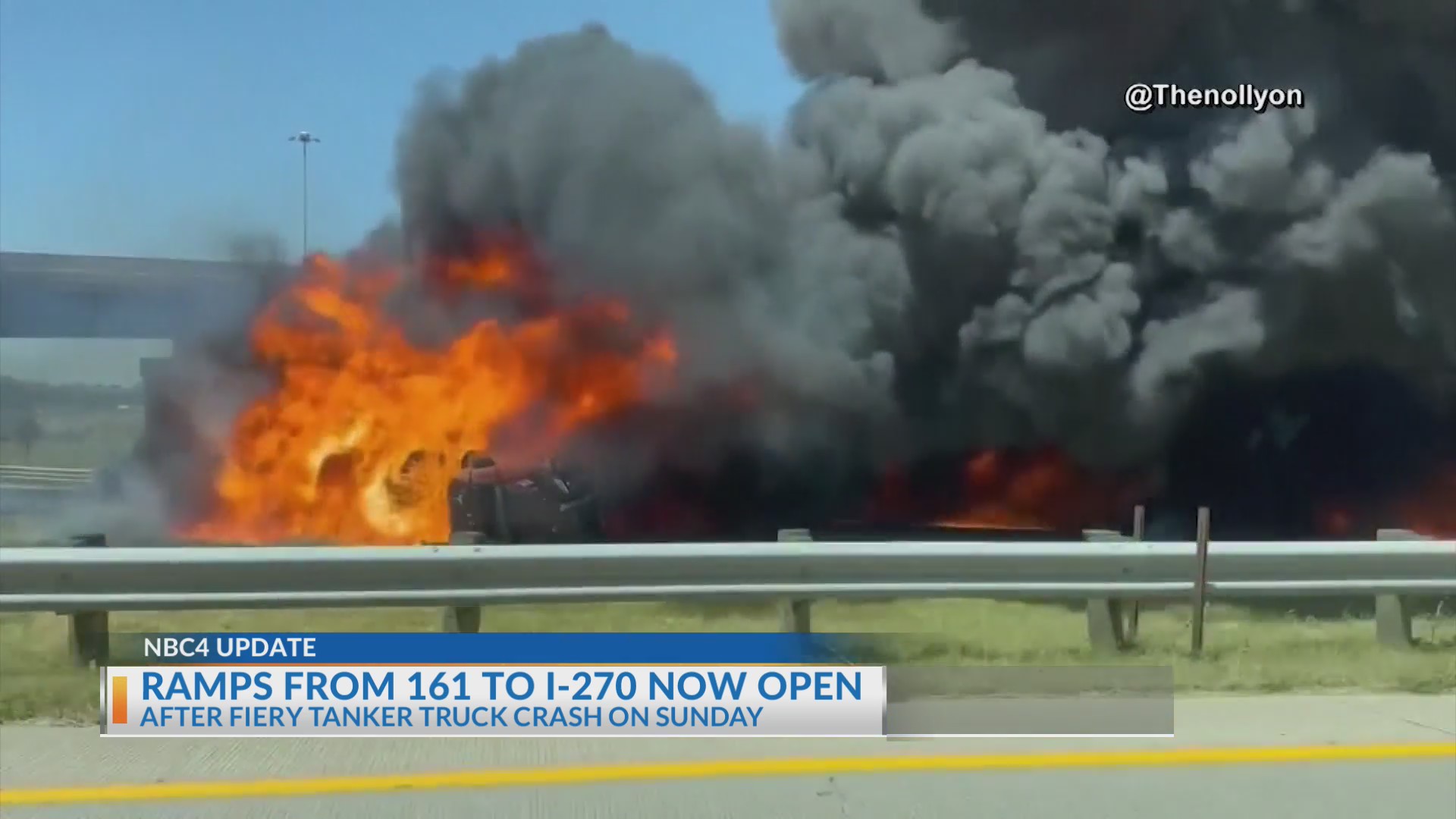 CPD looking for pickup truck, ramps open after tanker fire – NBC4 WCMH-TV