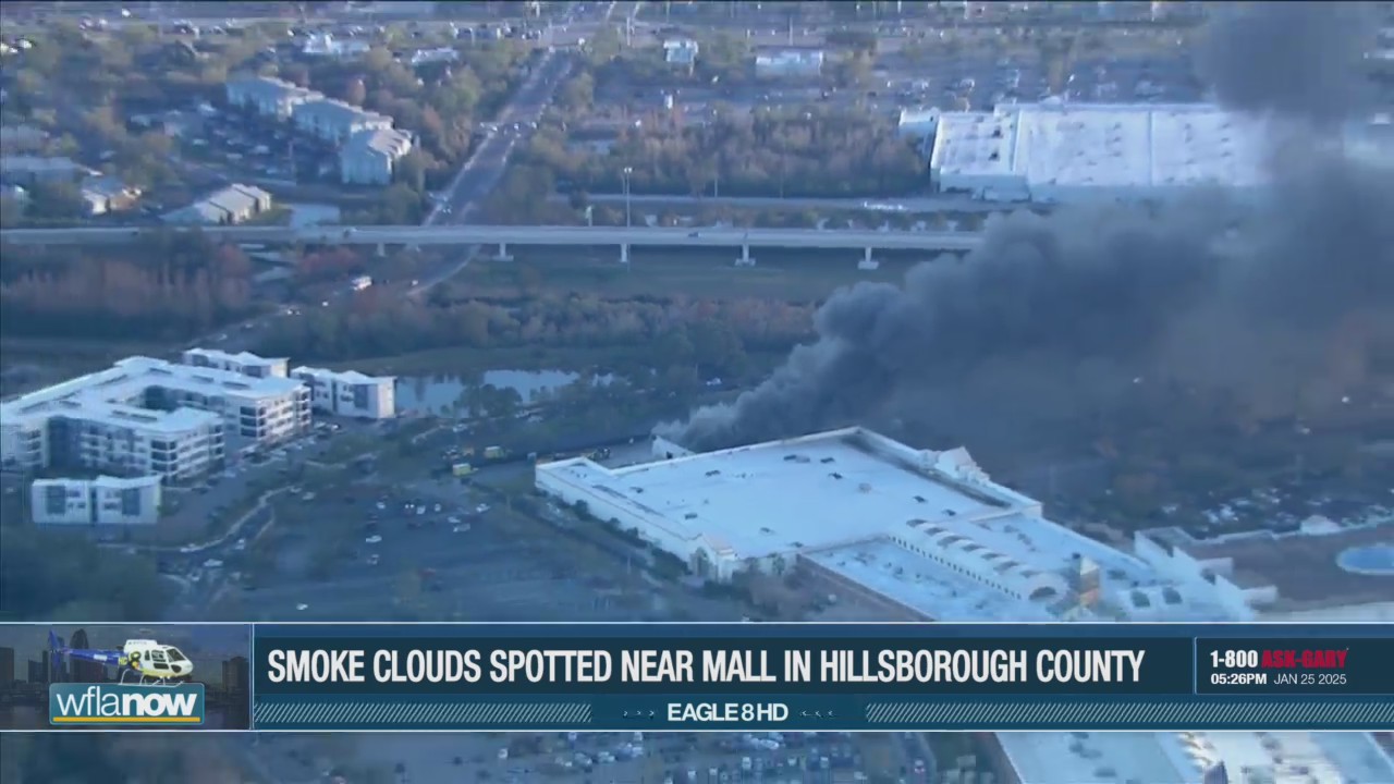 Large smoke cloud spotted near Hillsborough County mall – WFLA