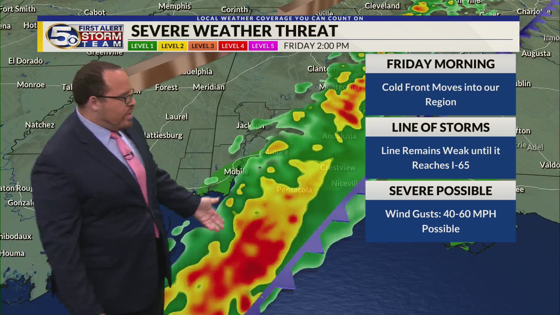 5pm Thursday Main Weather – WKRG News 5