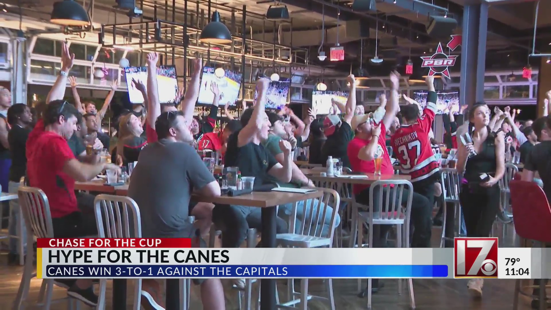 Canes fans hyped up as the team beats Capitals to win playoff series ...
