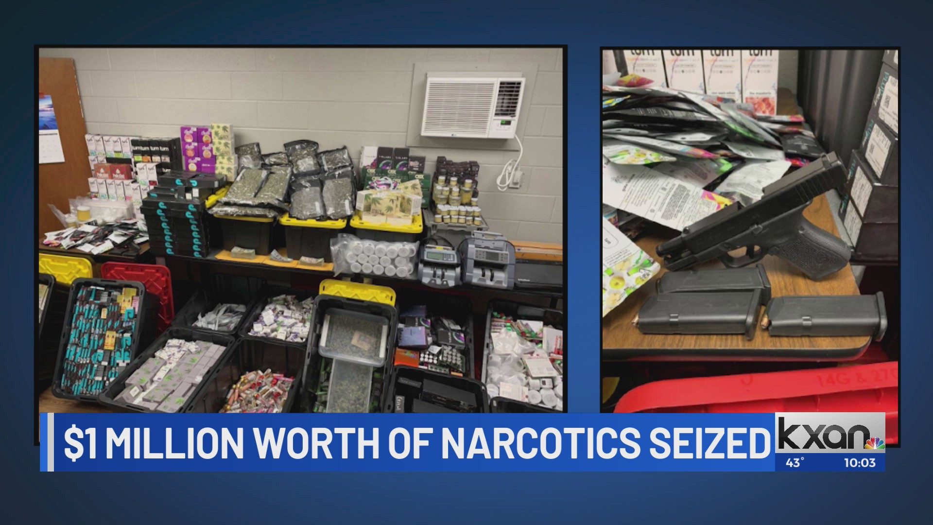 $1 million worth of narcotics seized from north Austin apartment ...