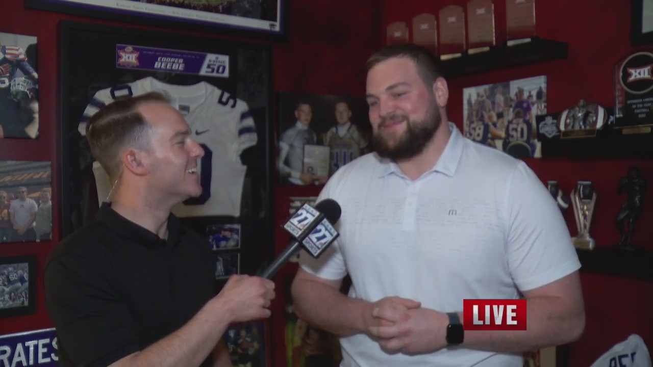 Cooper Beebe joins 27 News live ahead of 2024 NFL Draft – KSNT 27 News
