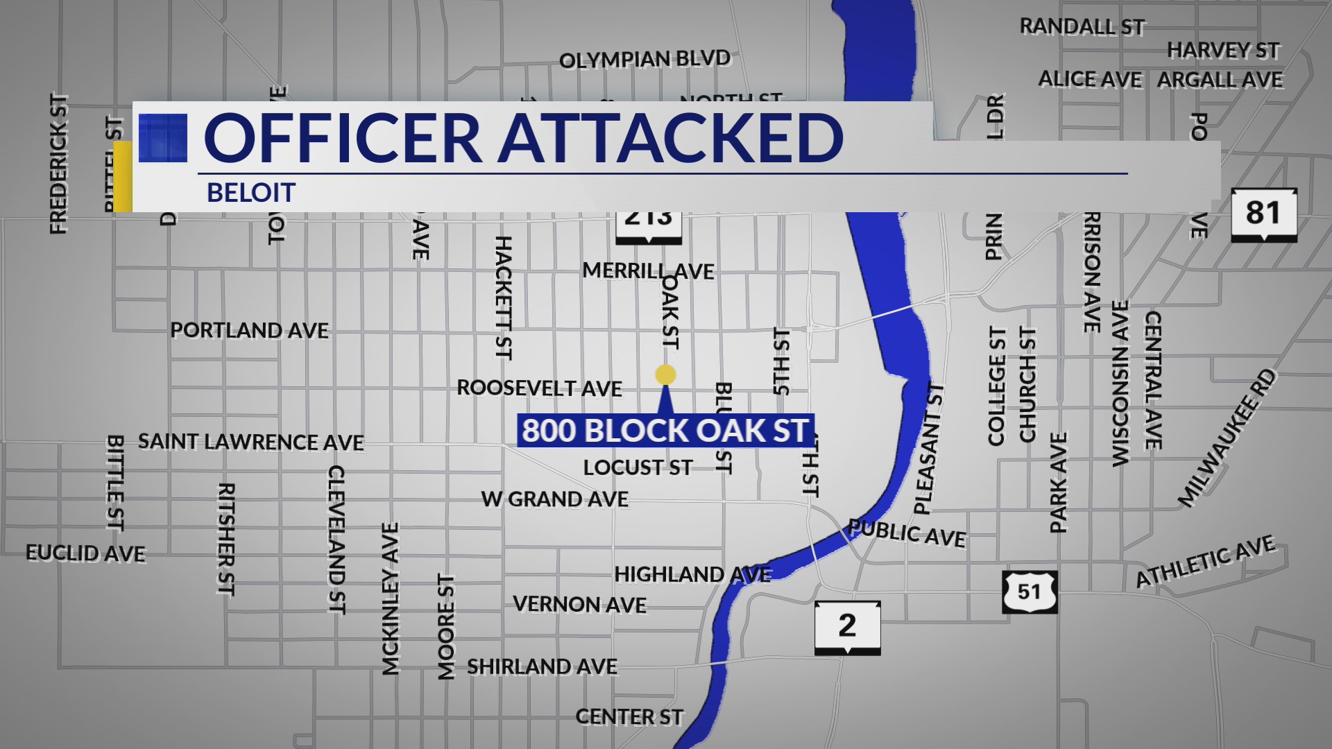 Beloit officer fired weapon at suspect who attacked him, police say ...