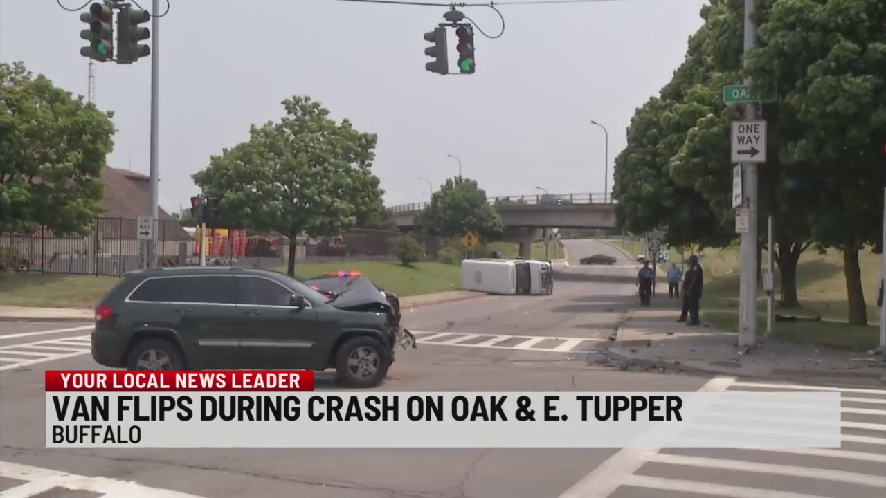 2 hospitalized after rollover crash in Buffalo – News 4 Buffalo
