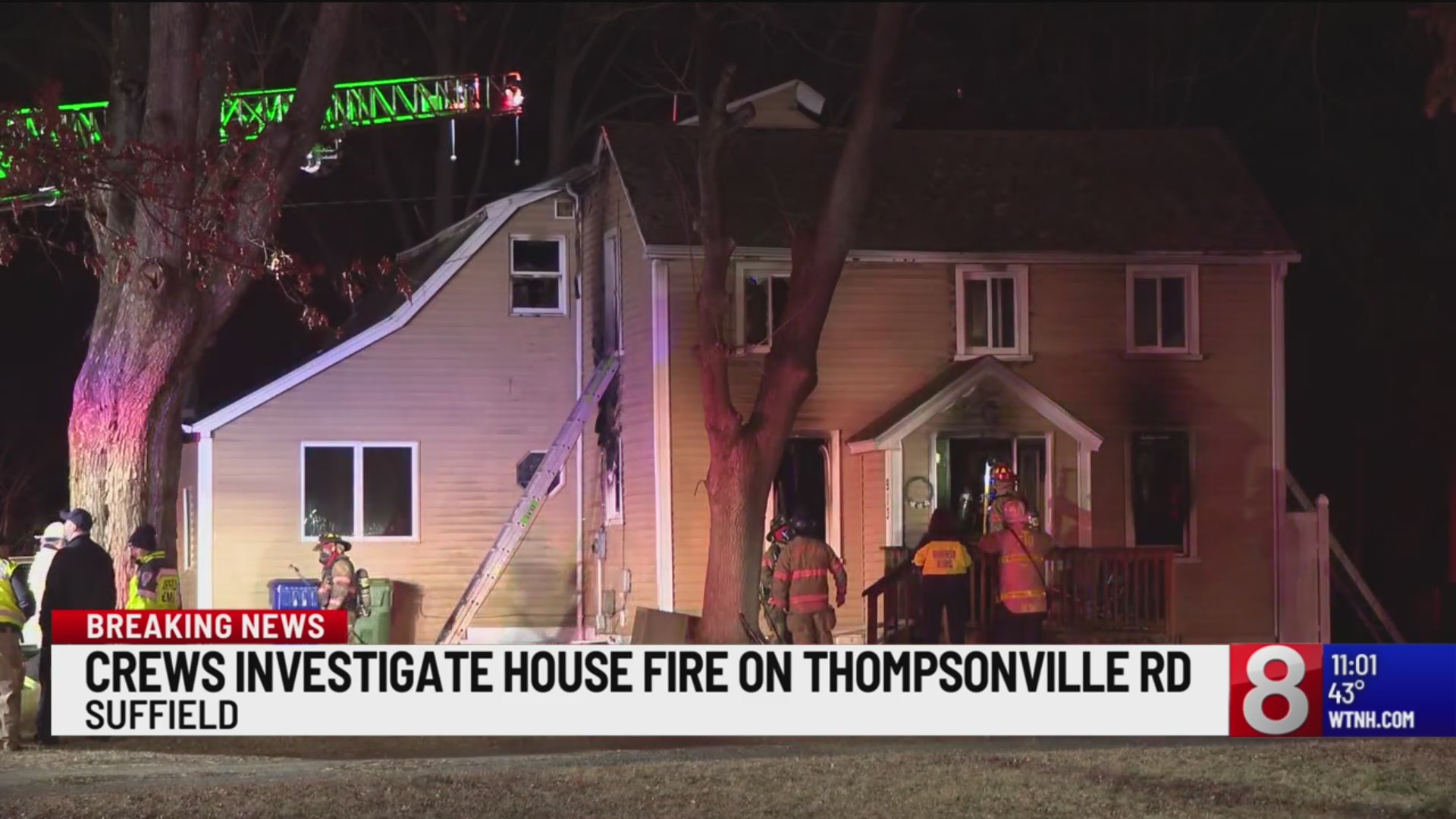 2 pets did not make it out of a house fire in Suffield – WTNH.com