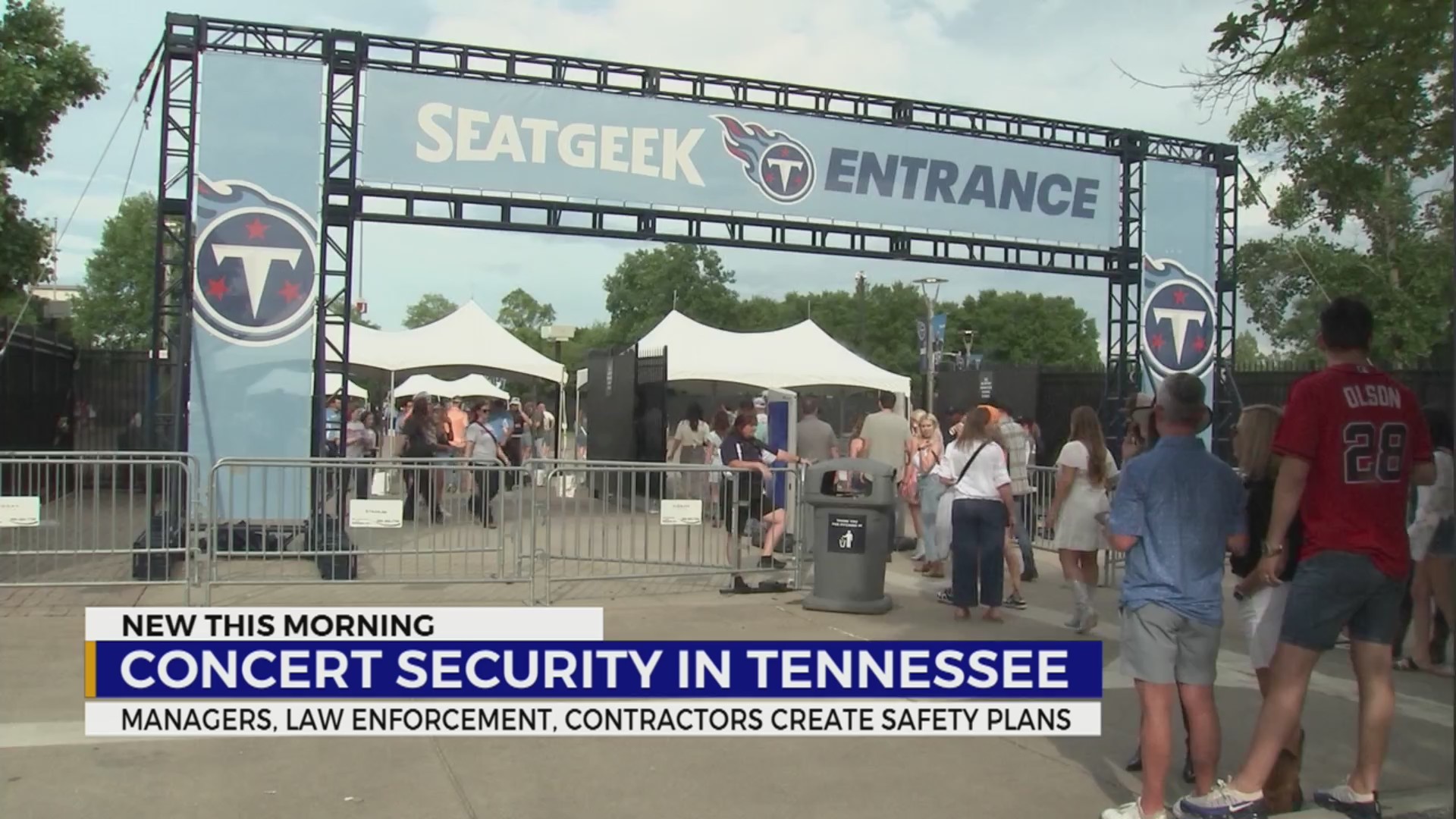 Concert security in Tennessee – WKRN News 2
