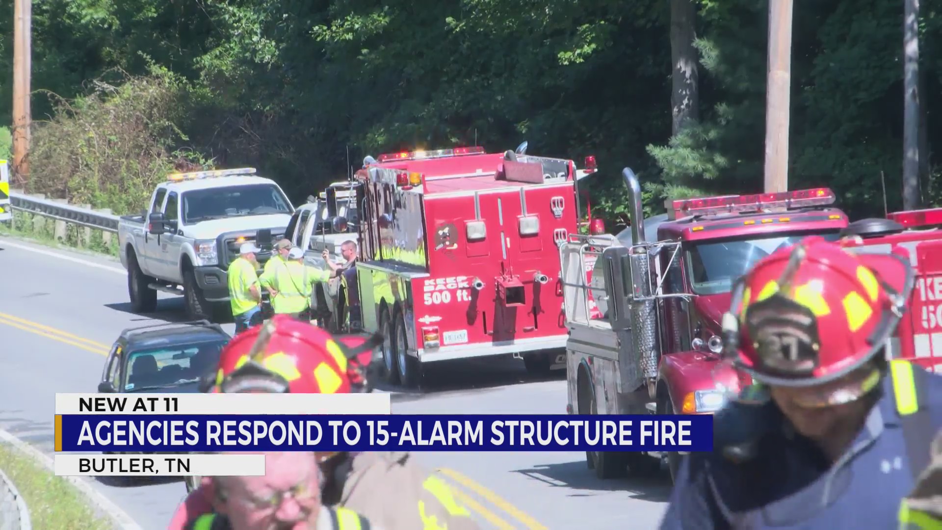 Agencies respond to 15-alarm structure fire in Butler, Tennessee – WJHL ...