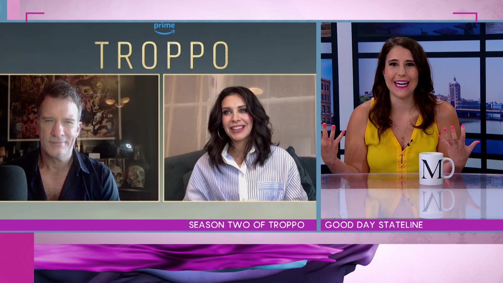 Thomas Jane and Nicole Chamoun talk season two of ‘Troppo ...
