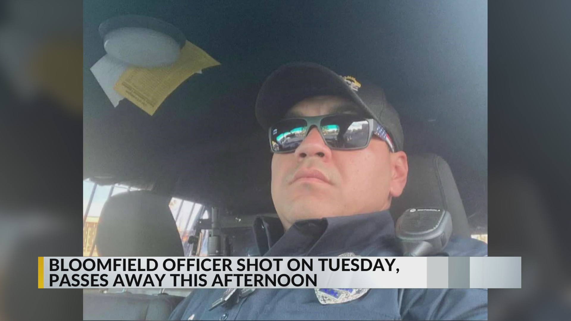 Bloomfield police officer dies days after being shot during traffic ...
