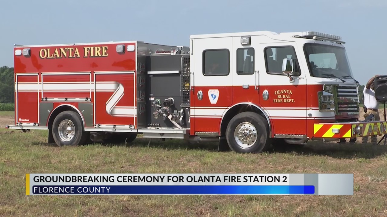 PHOTOS: Ground breaks for new Florence County fire station – WBTW