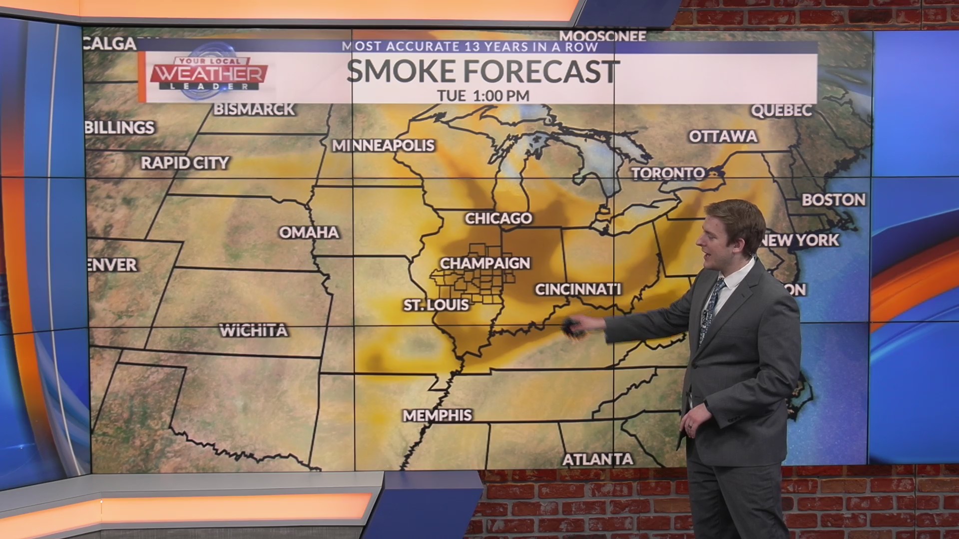 Wildfire smoke makes an unwelcome return to the area Tuesday – WCIA.com