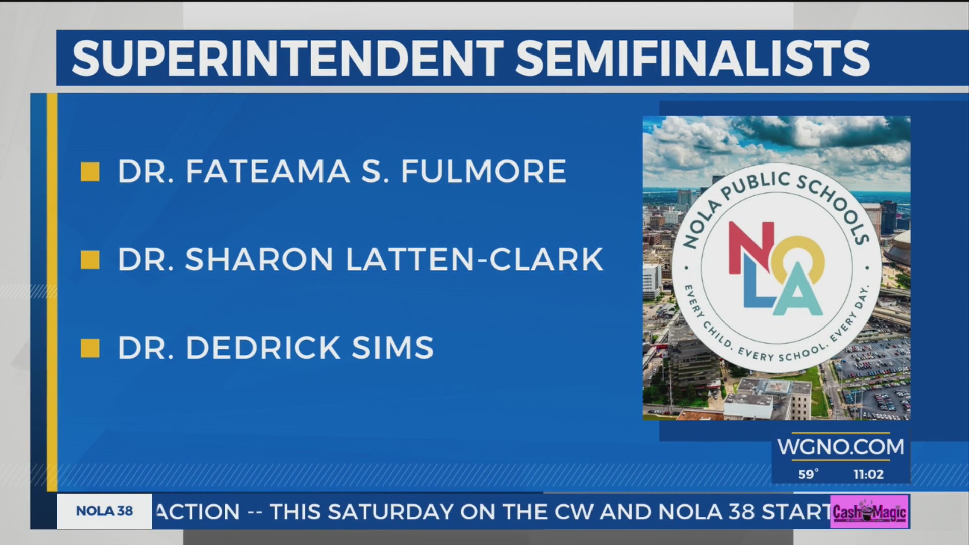 Semifinalists announced for NOLA PS Superintendent – WGNO