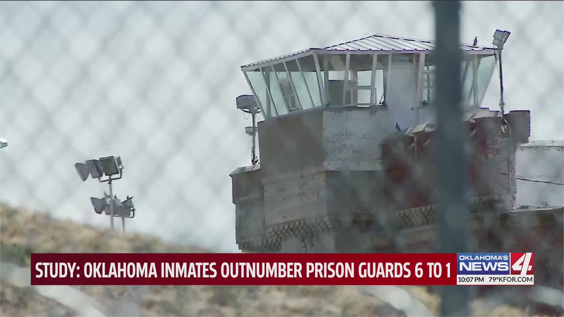 Study: Oklahoma inmates outnumber prison guards 6 to 1 – KFOR.com ...