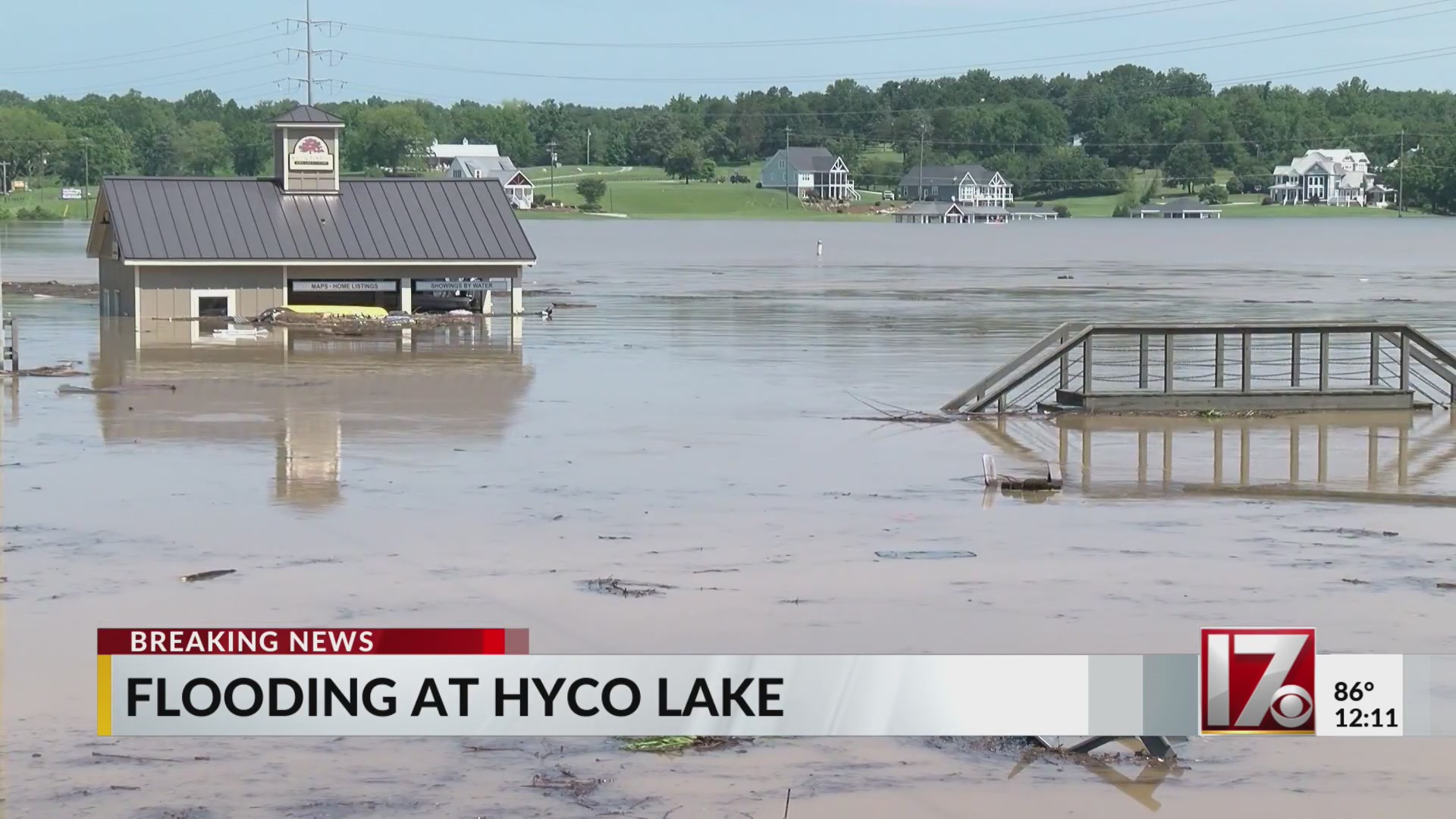 ‘Under water’: Hyco Lake, nearby homes ravaged by flooding – CBS17.com