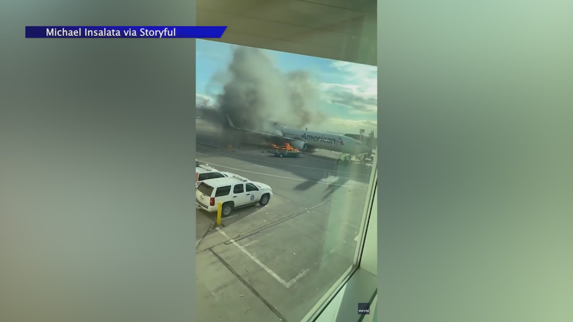 WATCH: Passengers, witnesses share experience after fire seen under ...