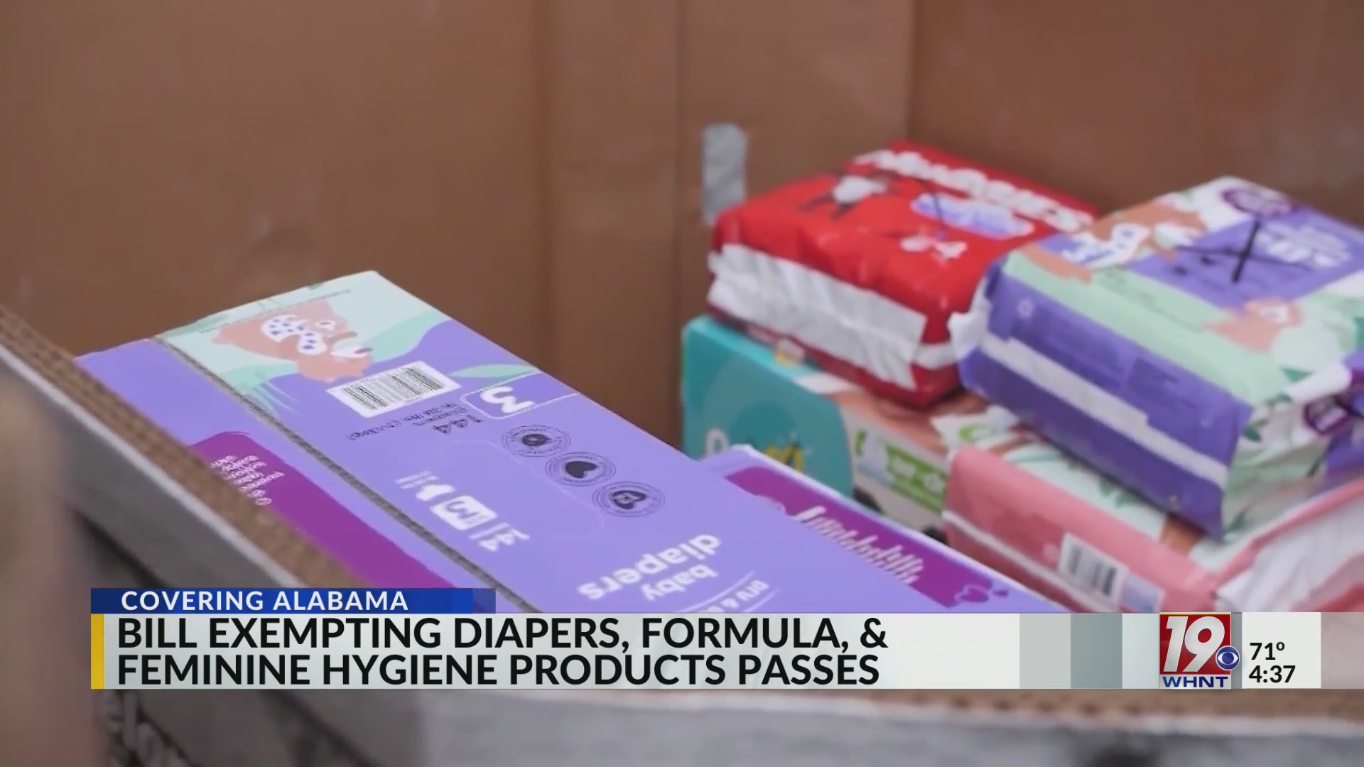 Bill Excempting Diapers, Formula, Feminine Hygiene Products Passes ...