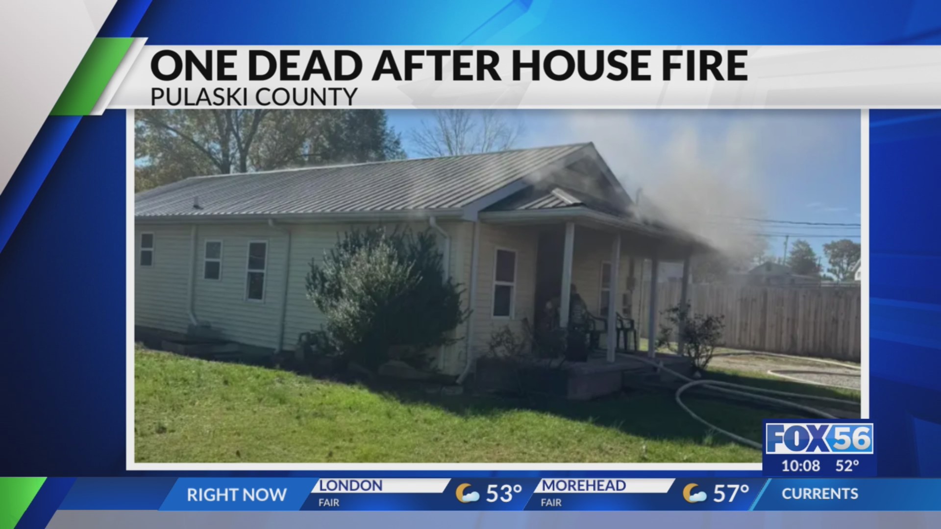 1 killed in Somerset house fire on Harvey Street – FOX 56 News