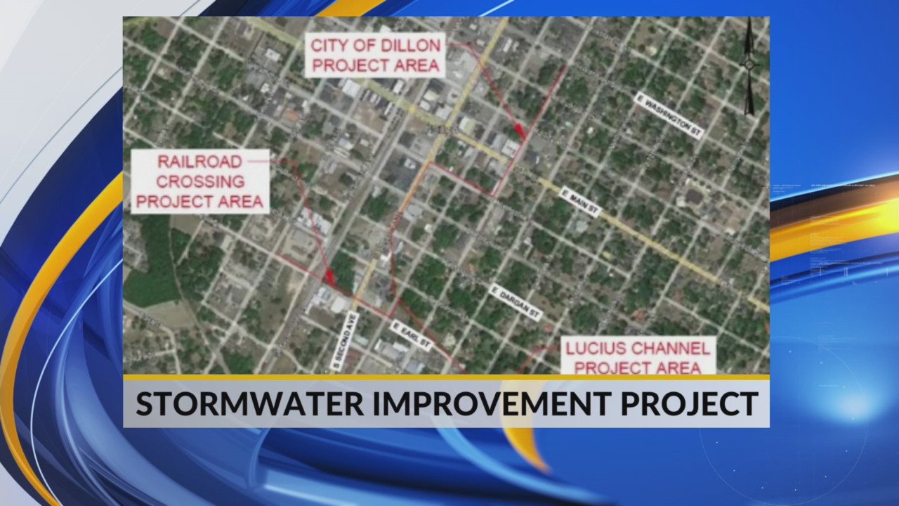 Construction underway on Dillon Stormwater Improvement Project – WBTW