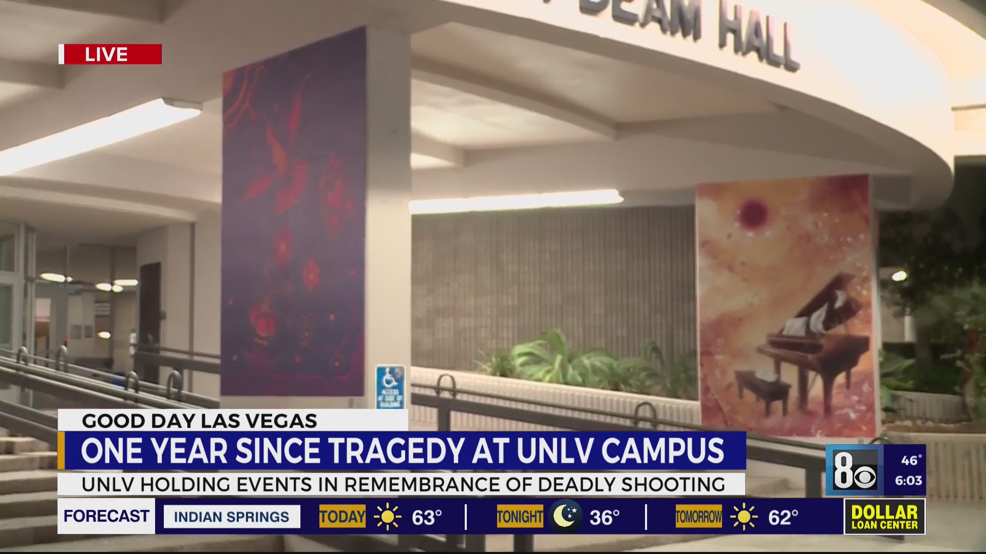 UNLV honors shooting victims, celebrates resilience one year later – KLAS
