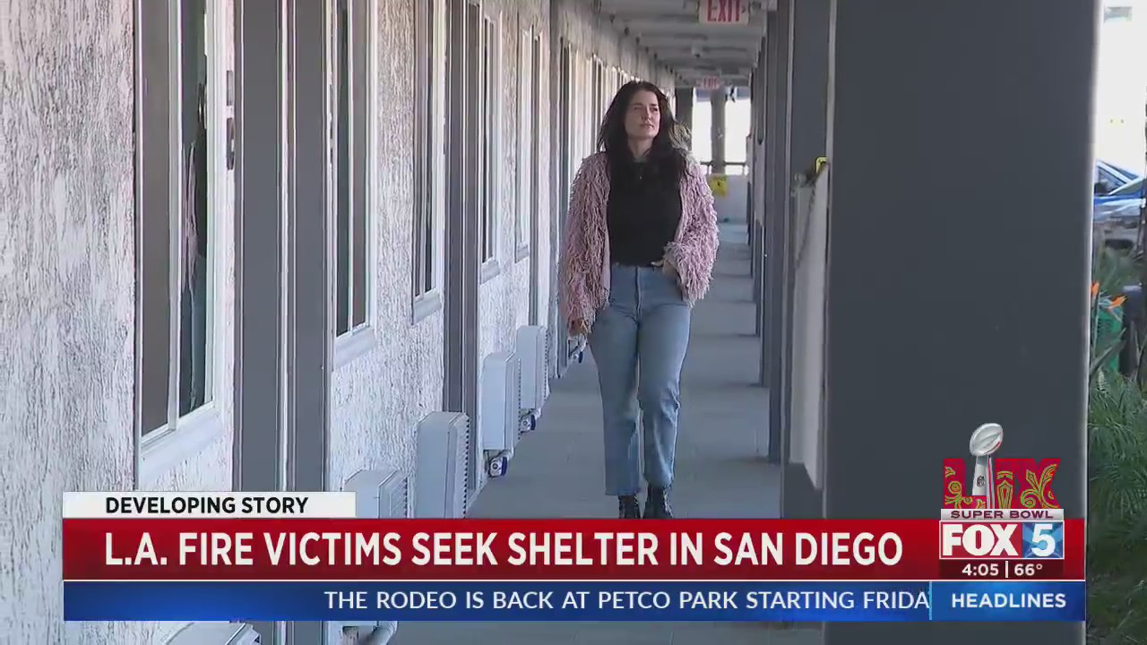L.A. fire victims seek shelter in San Diego – FOX 5 San Diego & KUSI News