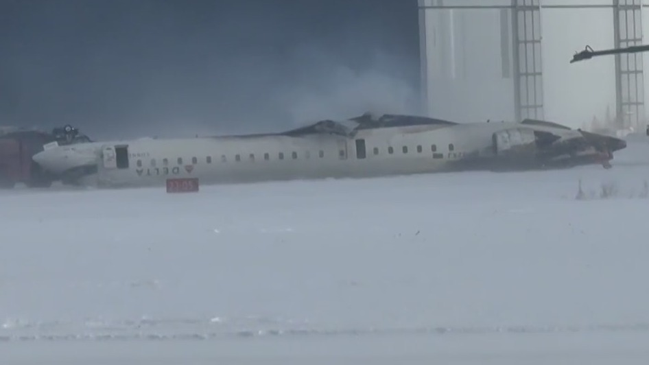 Delta plane crash could’ve been caused by wind or plane’s speed ...