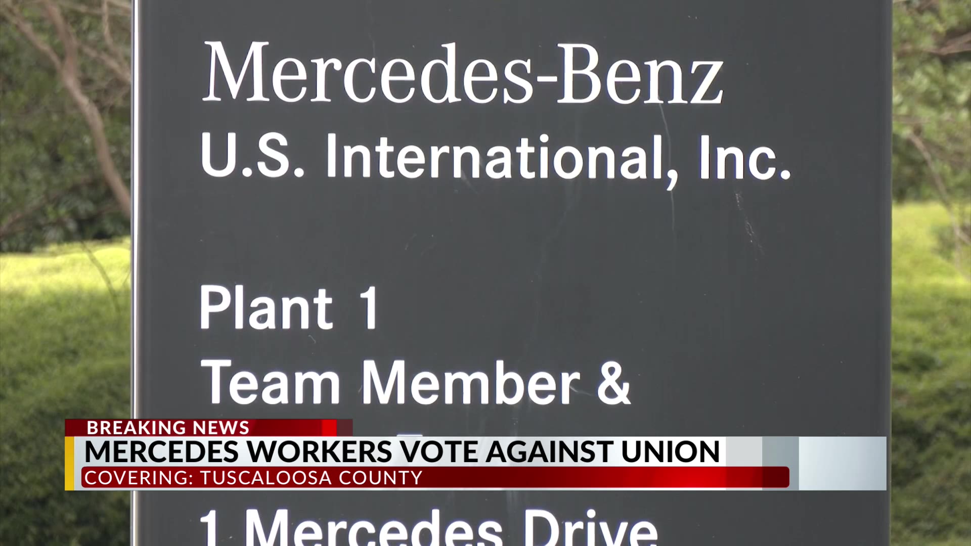 Alabama Mercedes-Benz workers vote against joining UAW union – WRBL
