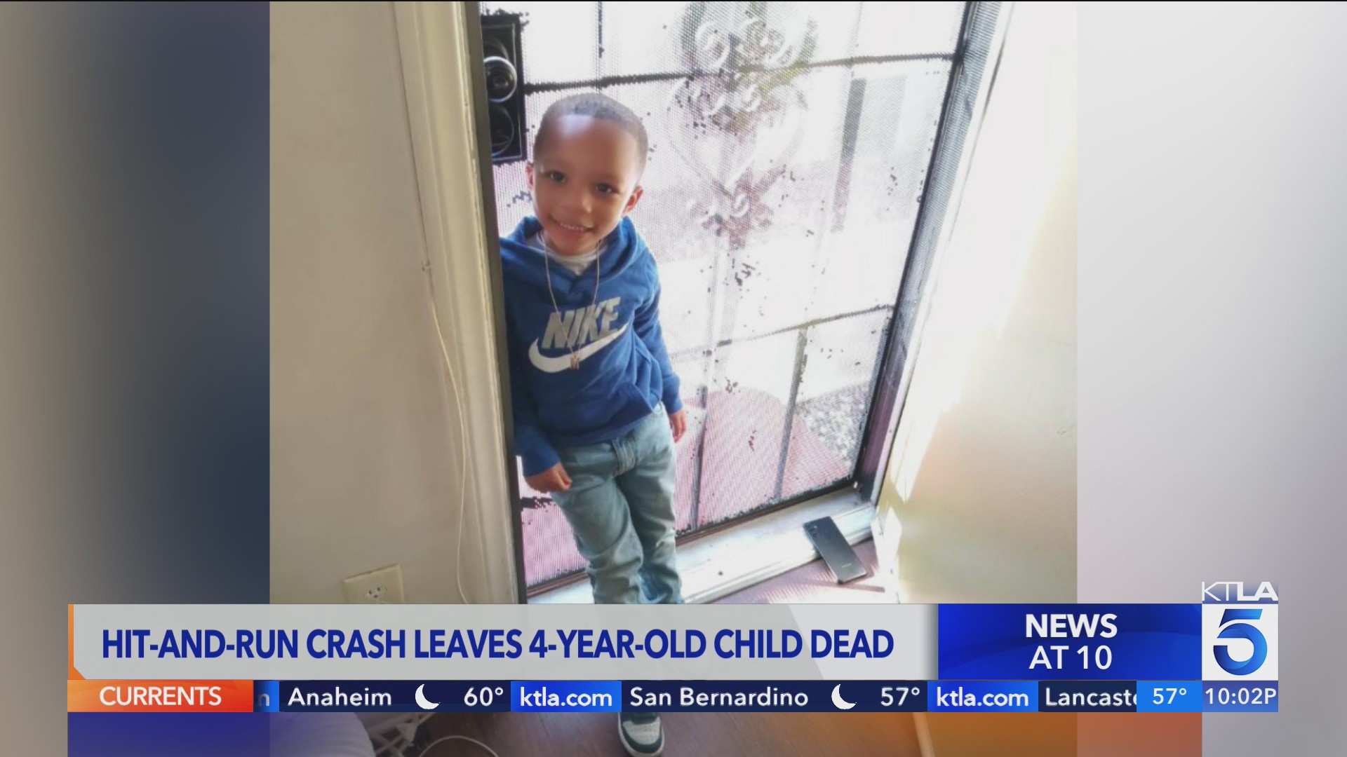 4-year-old boy killed in L.A. hit-and-run crash – KTLA